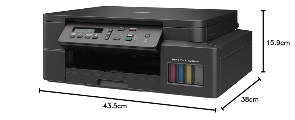 Brother DCP-T525W (Print Scan Copy) WIFI Ink Tank Printer, 128 MB ...