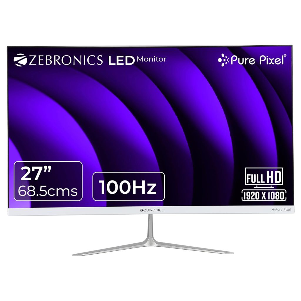 ZEBRONICS AC32FHD LED Curved 75Hz 80Cm (32") (81.28 Cm) 1920x1080 ...