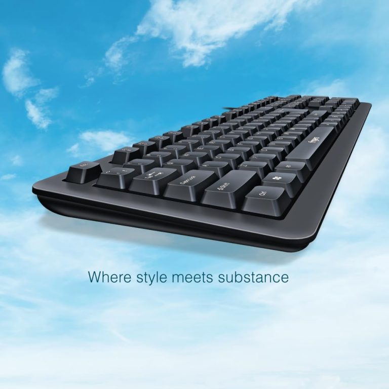 FINGERS AiryClicks Wired Keyboard (Durable Sealed Membrane with Soft ...