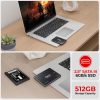 Foxin 512 GB PRO SSD | Hard Disk with 3D NAND Technology & 2.5 Inch ...