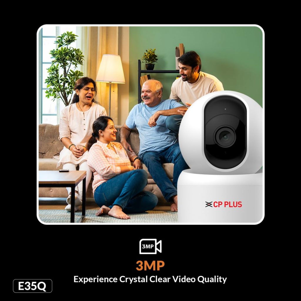 CP PLUS 3MP Full HD Smart Wi-Fi CCTV Camera | 360° Pan & Tilt | CTC ...