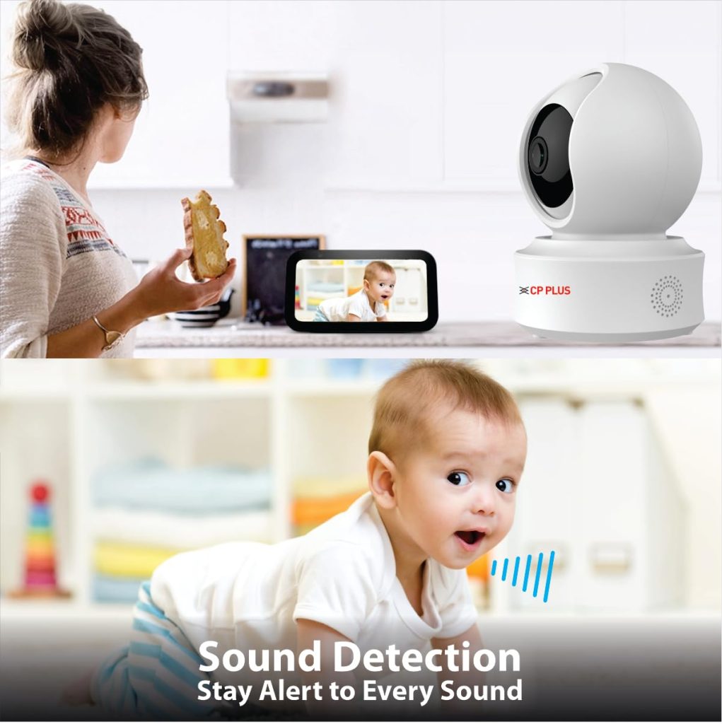 CP PLUS 4MP Quad HD Smart Wi-Fi CCTV Camera for Home | 360° Pan & Tilt ...