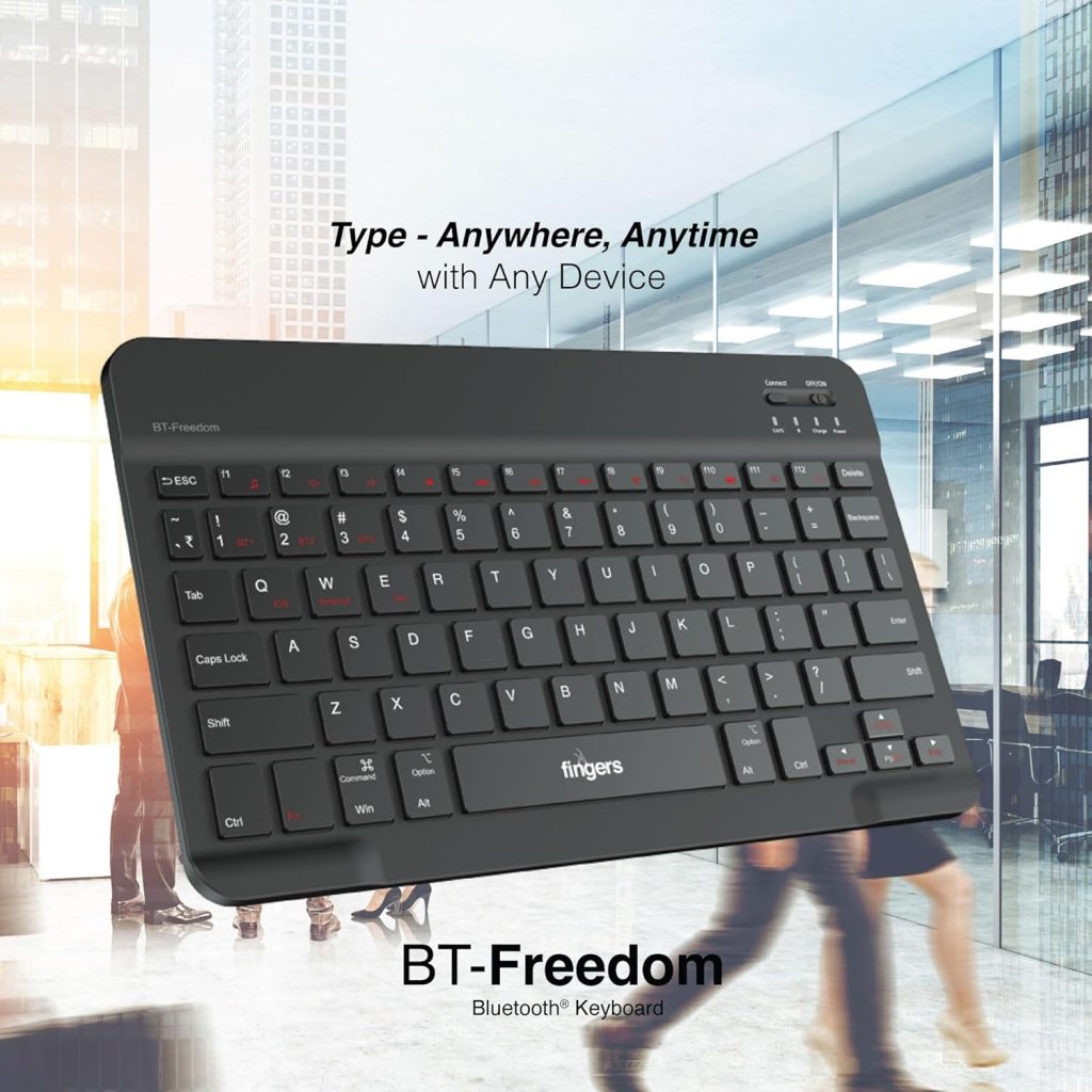 FINGERS BT-Freedom Bluetooth Mini Keyboard - LowestRate Shopping 🛍️