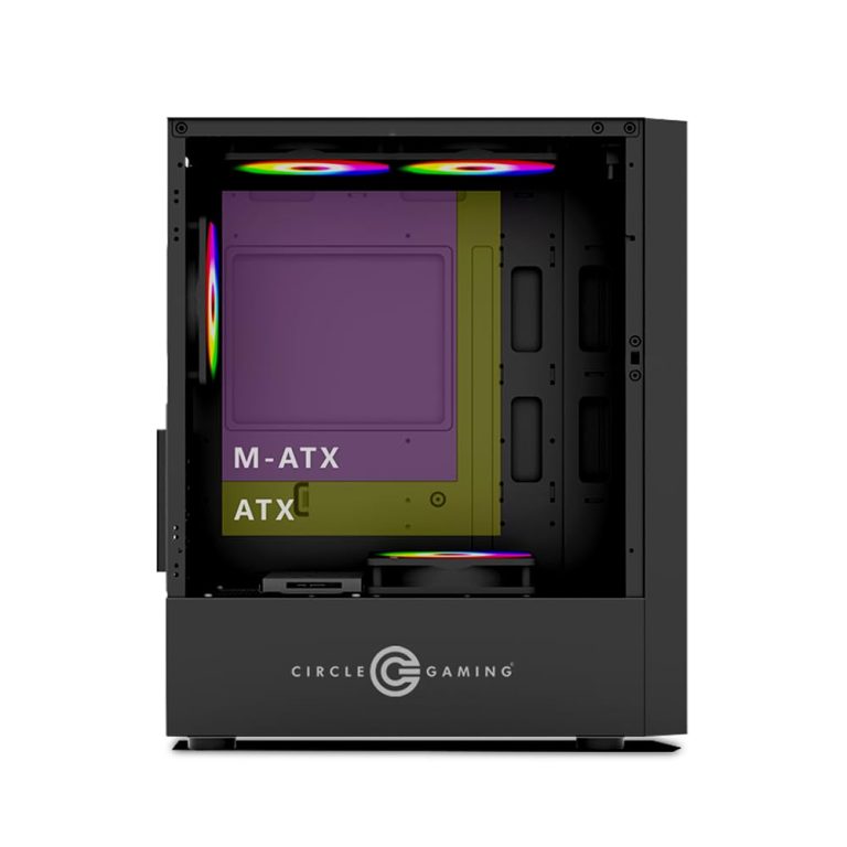 Circle ELEGANTOR X1 ARGB Mid- Tower Computer Case - LowestRate Shopping 🛍️