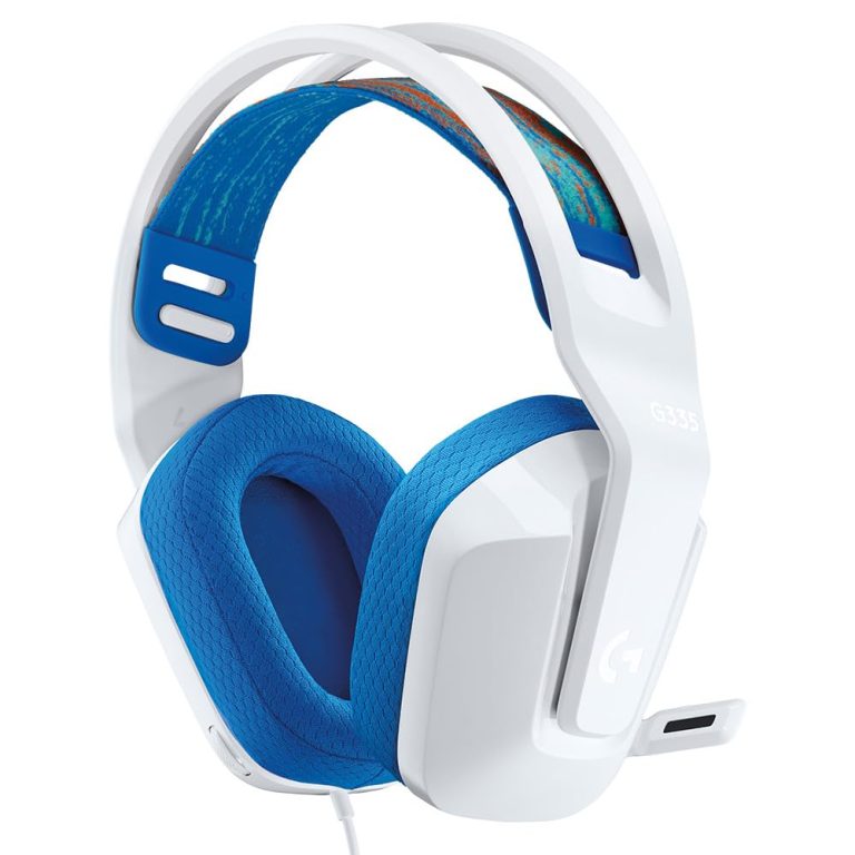 Logitech G335 Lightweight Gaming Wired Over Ear Headphones with Mic ...