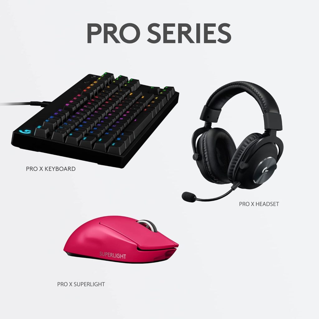 Logitech G USB PRO X Superlight Wireless Gaming Mouse (Magenta ...