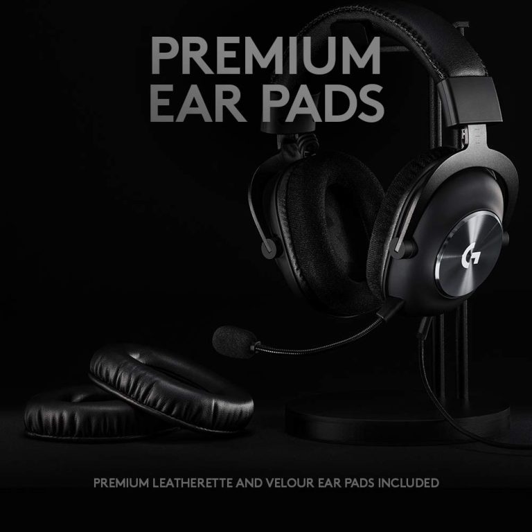 Logitech G Pro X Gaming Wired Over Ear Headphones with Mic Blue Voice ...