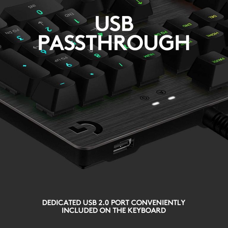 Logitech G512 Mechanical Gaming Keyboard,RGB Lightsync Backlit Keys,GX ...