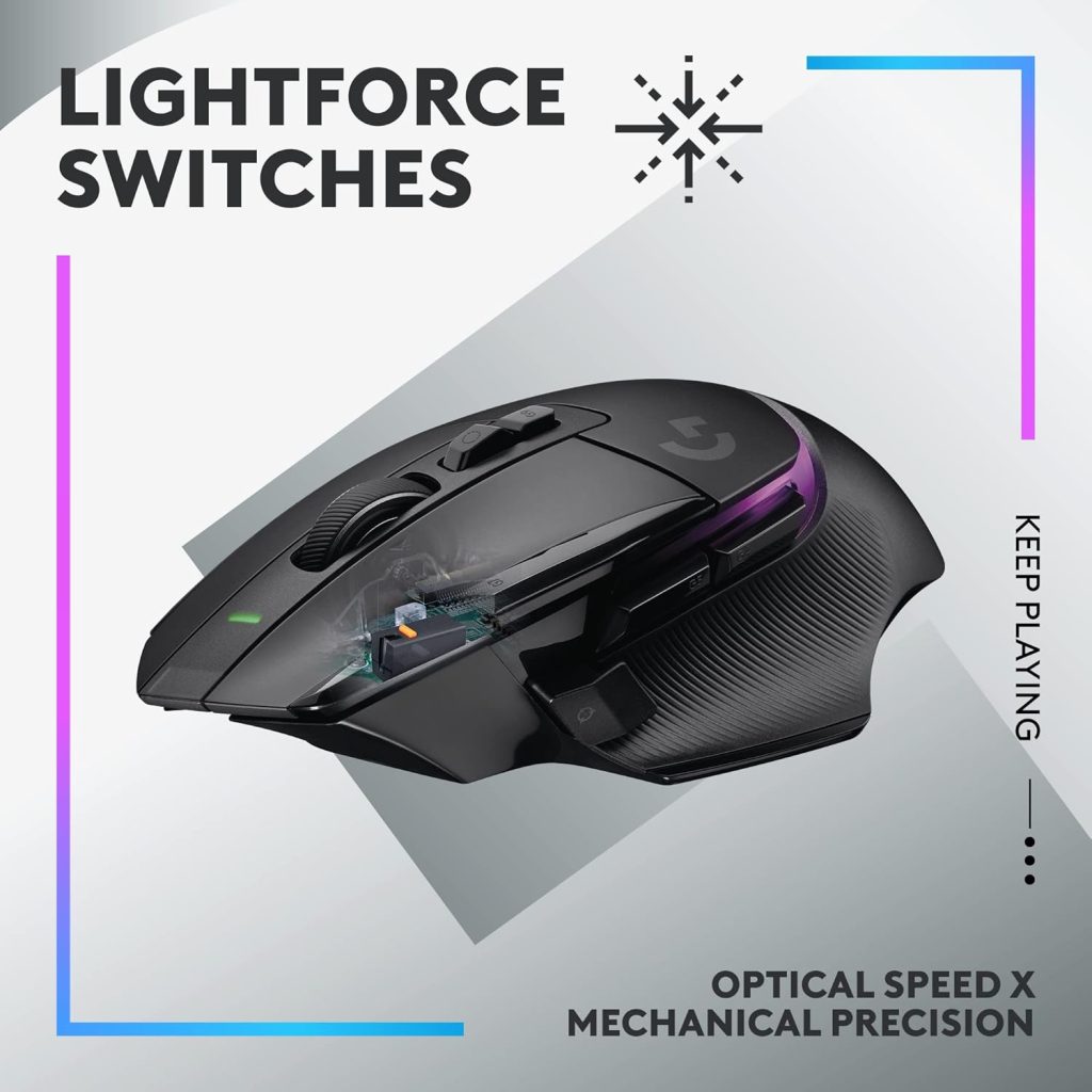 Logitech G502 X Lightspeed Plus Wireless RGB Gaming Mouse - LowestRate ...