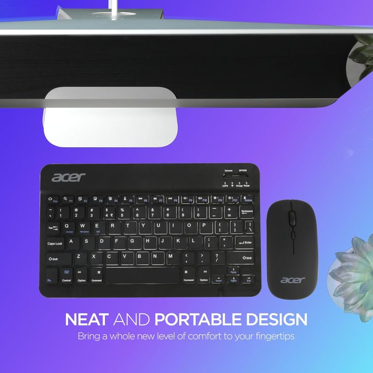Acer Nano Pad Rechargeable Bluetooth Keyboard - LowestRate Shopping 🛍️