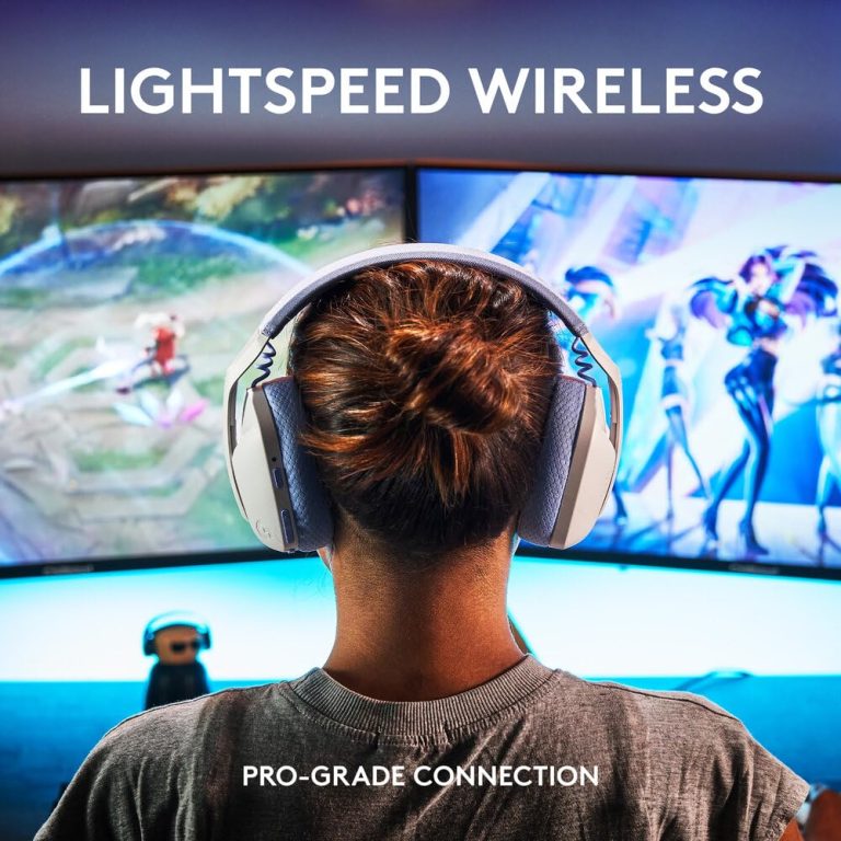 Logitech G435 Lightspeed and Bluetooth Wireless Over Ear Gaming ...