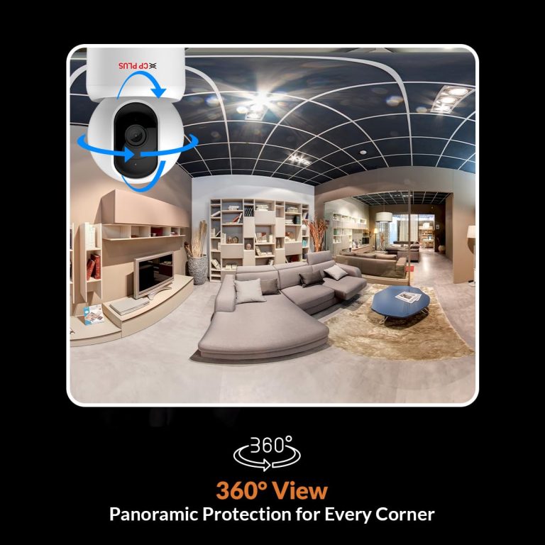 CP PLUS 3MP Smart Wi-Fi CCTV Camera | 360° Pan & Tilt | CTC Cyber ...