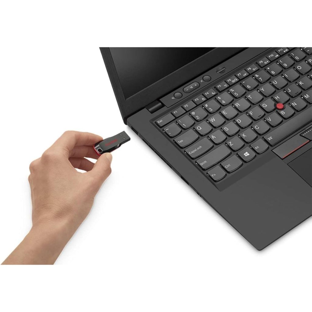 SanDisk Cruzer Blade 64GB, USB 2.0, Flash drive, Pendrive, Red, 5Y ...