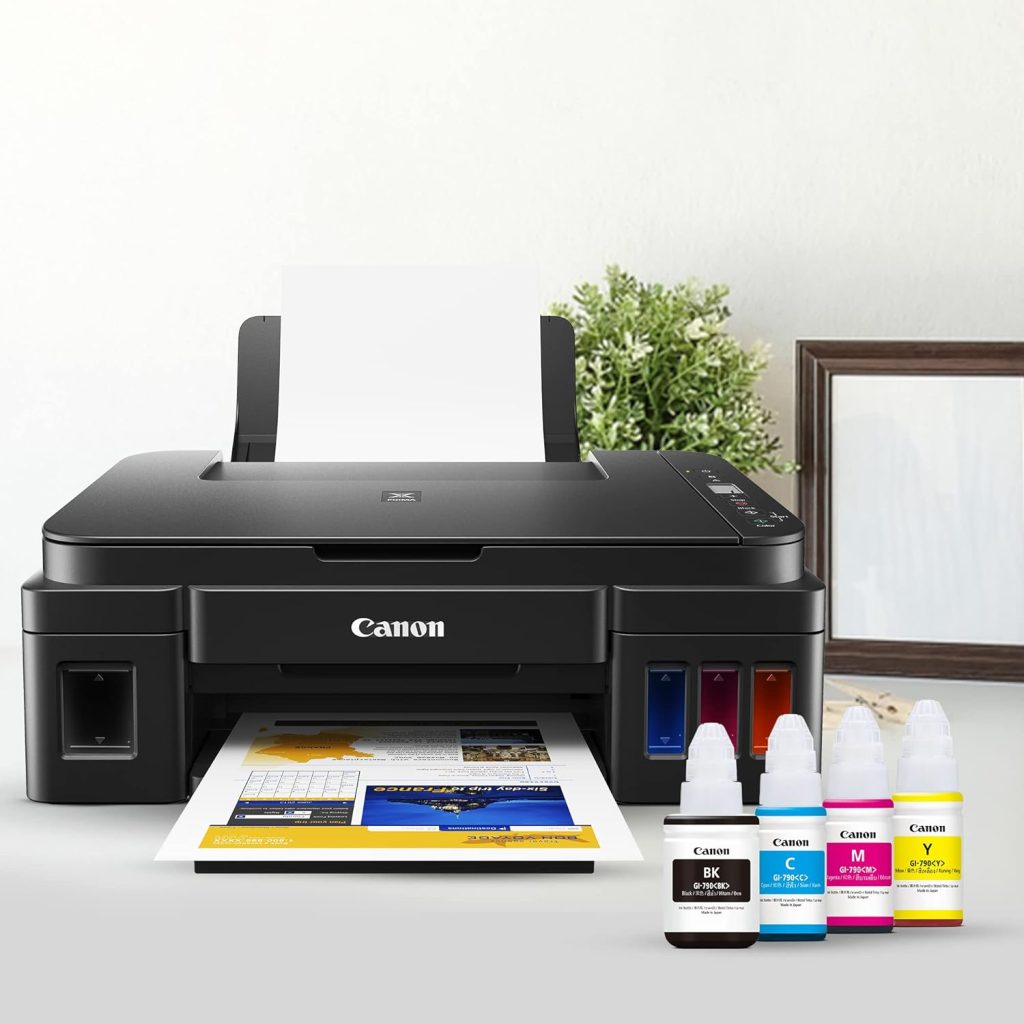 Canon PIXMA MegaTank G2010 All-in-One Ink Tank Colour Printer (Black ...